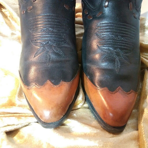 dingo | Shoes | Womens Black Brown Leather Dingo Boots | Poshmark